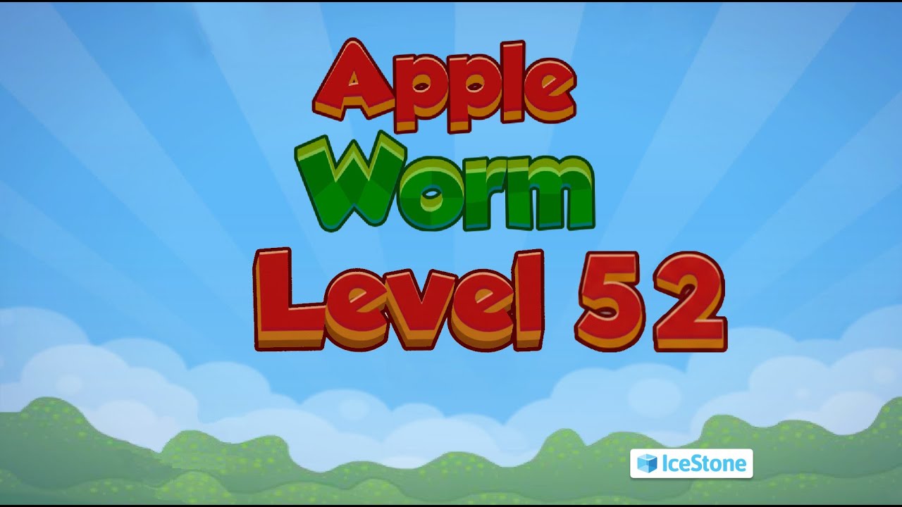 Apple Worm Level 52 - YouTube