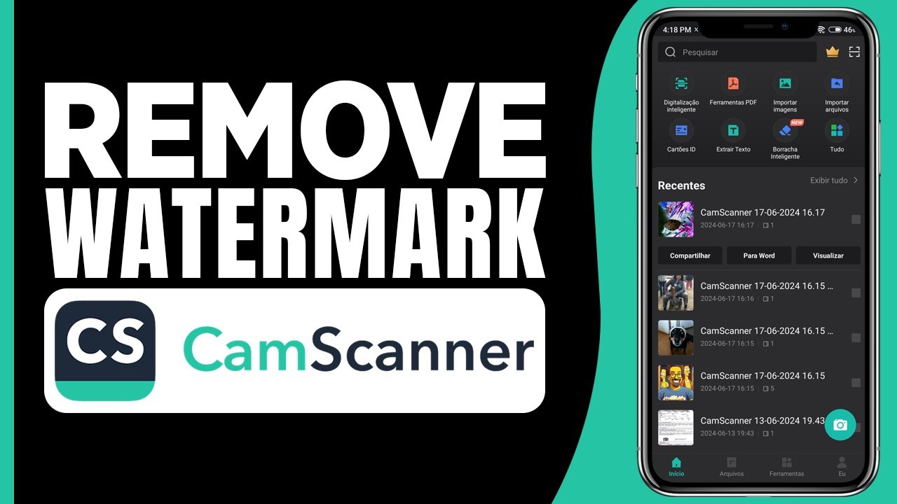 How to Remove Watermark of CamScanner (2025) - Easy Mobile Tutorial ...