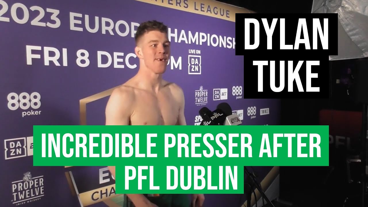 Dylan Tuke RAW AND HONEST after PFL Dublin victory! - YouTube