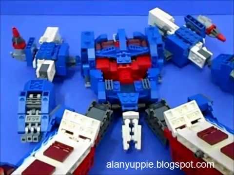 LEGO Ultra Magnus trailer transformations - YouTube
