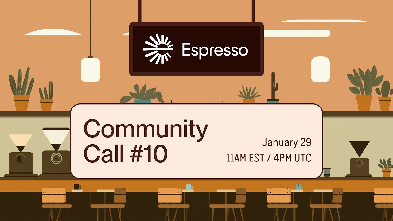 Espresso Community Call #10 - YouTube