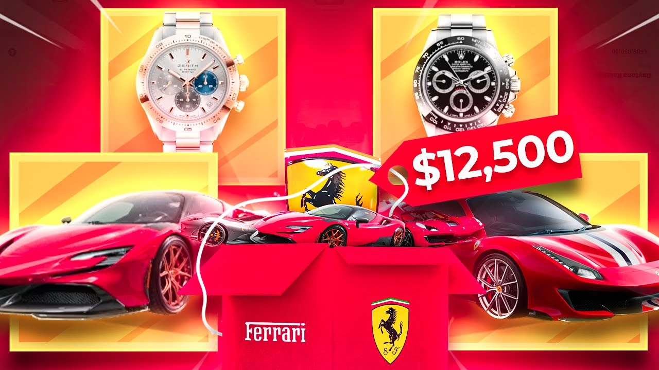 OPENING THE INSANE NEW FERRARI CASE! (HYPEDROP) - YouTube