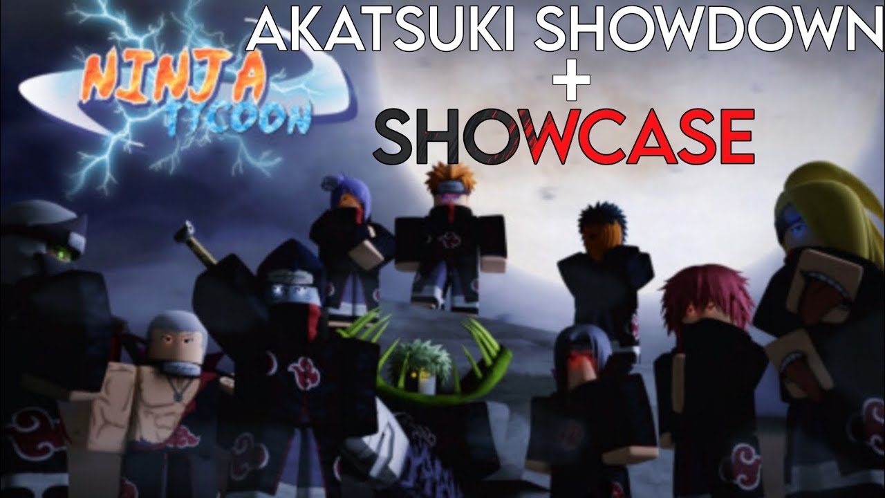 COMPLETANDO A MISSÃO AKATSUKI SHOWDOWN + SHOWCASE!!! - Ninja Tycoon (4. ...