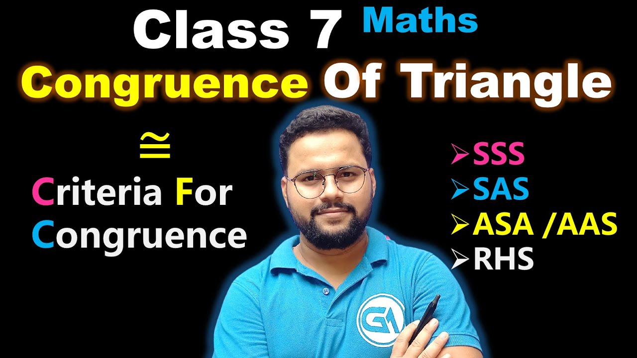 #congruence_of_triangles || Class 7 congruence of triangle #types_of ...