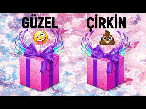 GÜZEL VE ÇİRKİN-HEDİYENİ SEÇ-KUTU SEÇ 🎁 CHOOSE YOUR GIFT.BEAUTIFUL VS UGLY.