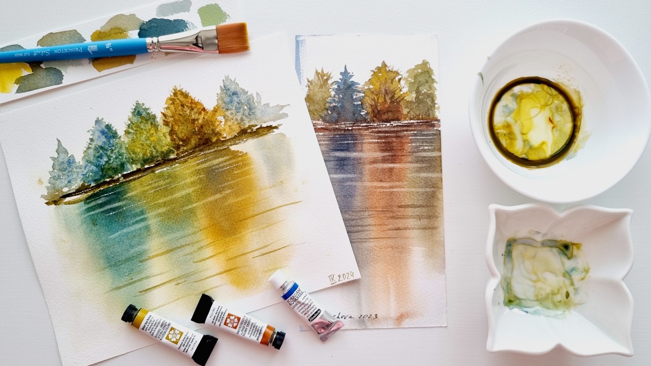 Discover the SECRET to Painting Realistic Water Reflections in ...