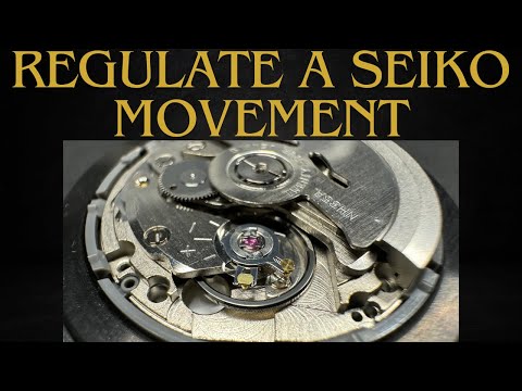 How To Regulate The Beat Error & The Beat Rate On A Seiko Automatic