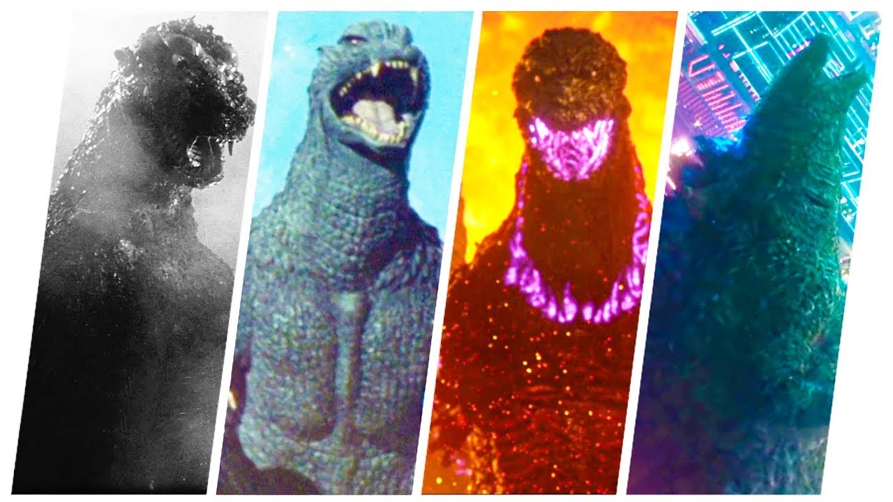 GODZILLA: Evolution in Movies and Cartoons (1954-2021) MonsterVerse ...