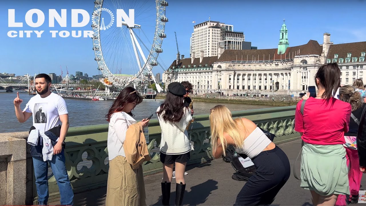 🇬🇧LONDON CITY TOUR | Virtual Walk Around The City of West End | London ...