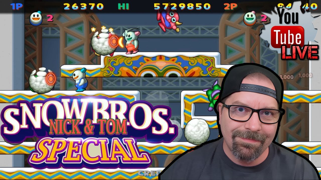 A New Snow Bros Arcade Game In 2025? Play Snow Bros. Nick & Tom Special ...
