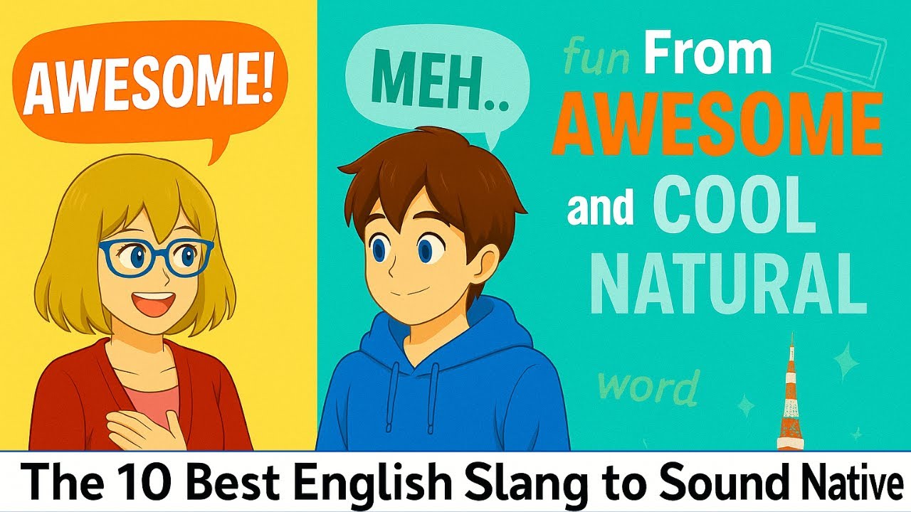 10 Real Slang Words to Sound Like a Native | Daily English Conversation ...