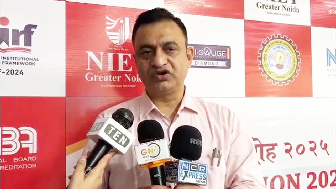 NIET Greater Noida Convocation : Director Dr Vinod M Kapse ने दी प्रमुख ...