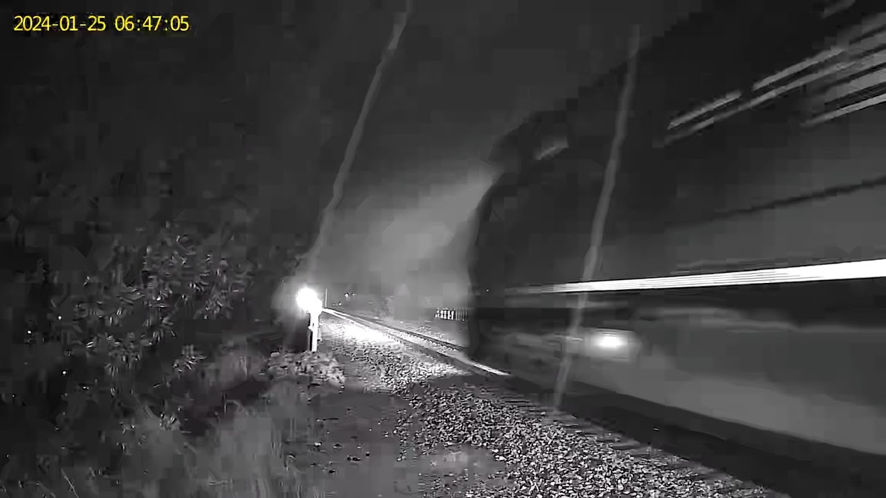 Train Moving so Fast it Rattled my Camera | Train Videos - YouTube