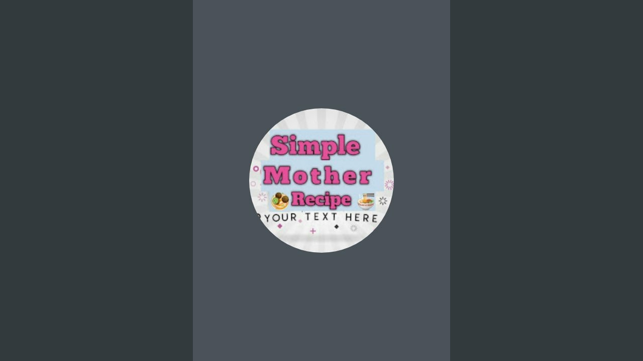 Simple mother recipe is live - YouTube