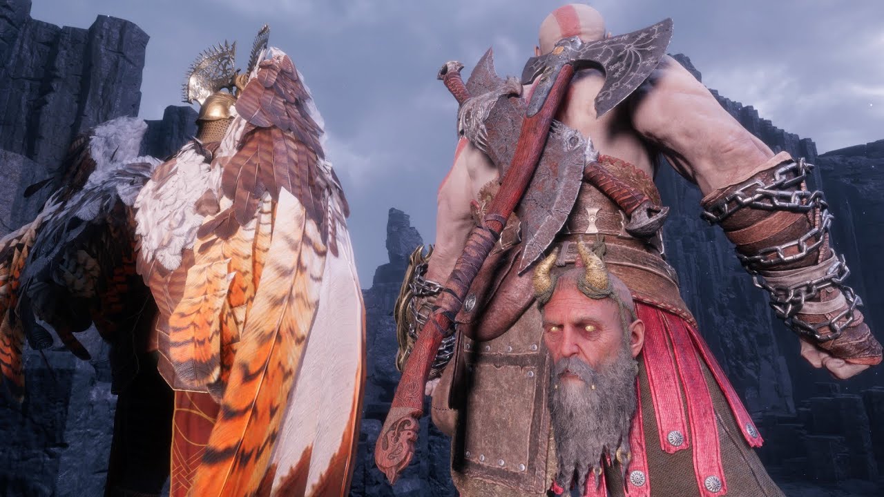Kratos Gets Angry At Mimir/Kratos And Mimir Talk Like Brothers (Mimir ...