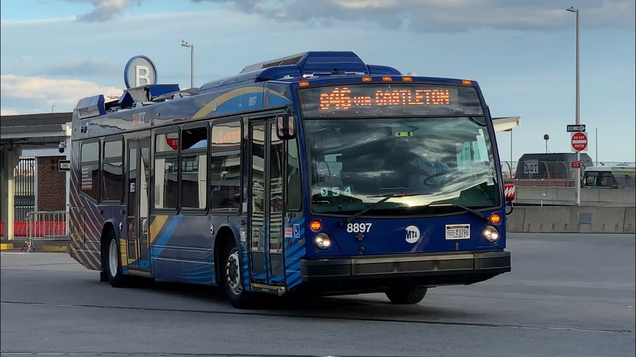 Teleport Bound 2022 Novabus LFS 8897 S46 Local Bus At St George Ferry ...