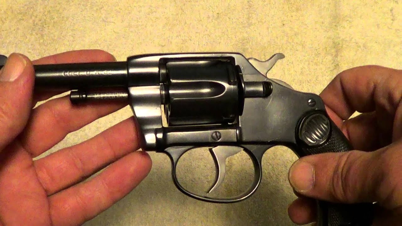 Colt New Pocket revolver made 1899 - YouTube