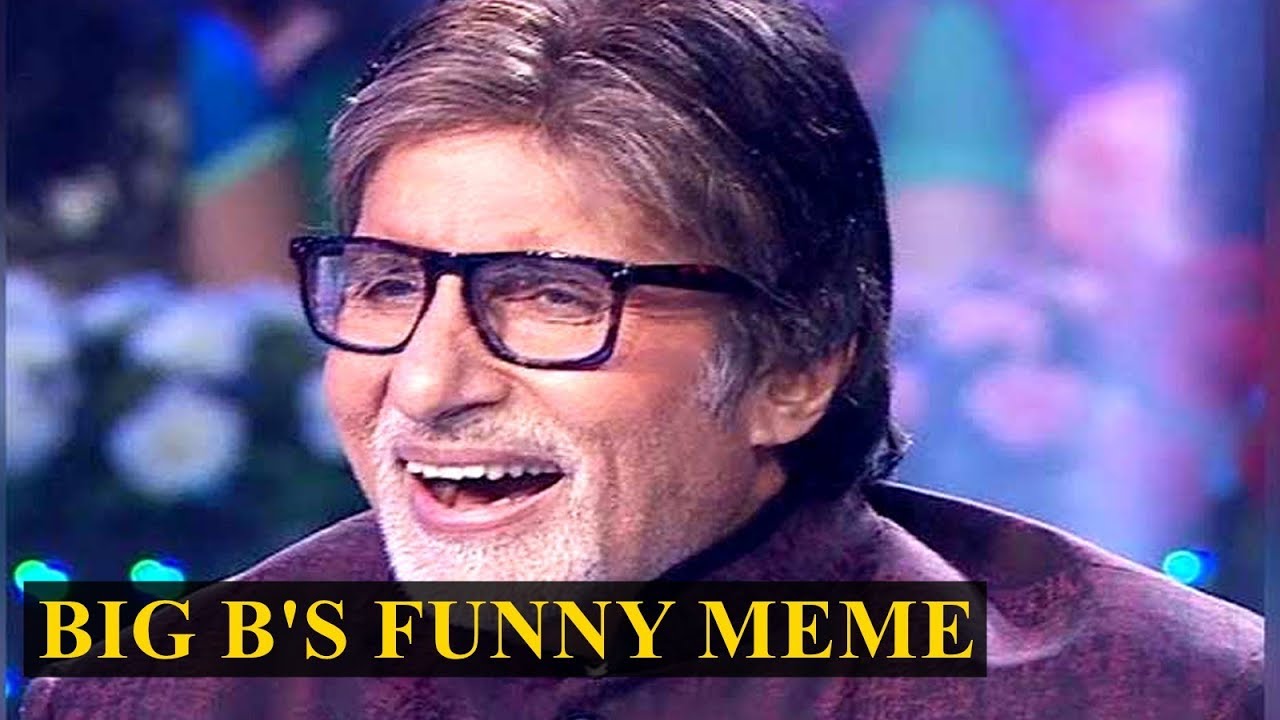 Amitabh Bachchan shares funny meme on waterlogged roads in Mumbai - YouTube