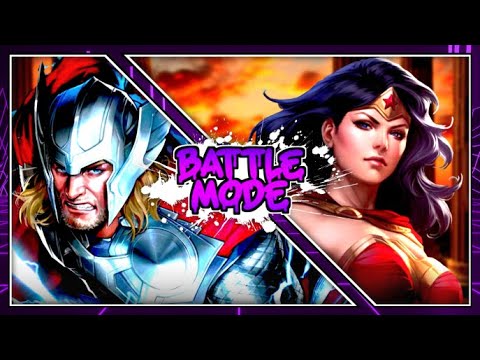 THOR vs WONDER WOMAN (Marvel vs DC Comics) | BATTLE MODE | EP. 151 ...
