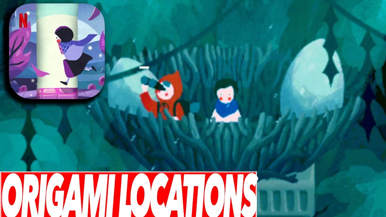 PAPER TRAIL NETFLIX: FOREST Origami locations Guide - YouTube
