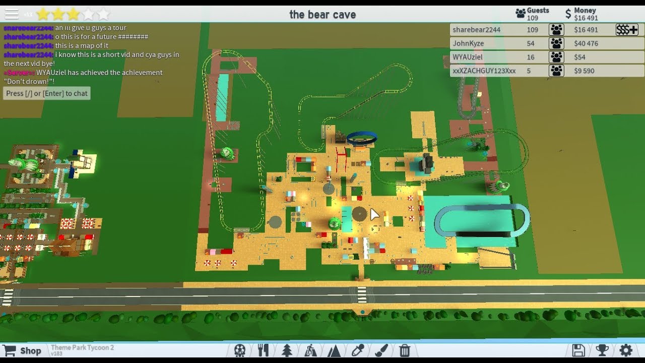 How to get a really good park in roblox theme park tycoon - YouTube
