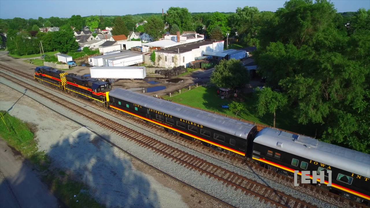 Iowa Interstate Railroad Passenger Special in Peru, Indiana - June 10 ...