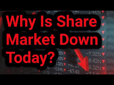 why stock market is down today | stock market down today - YouTube