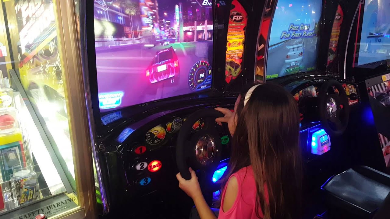 Ava Driving Race car - YouTube