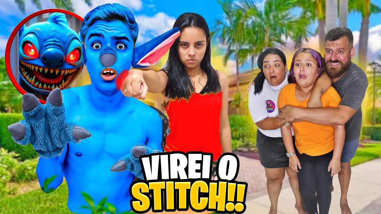Virei O Stitch No Acidente E Assustei A Minha Namorada E A Minha