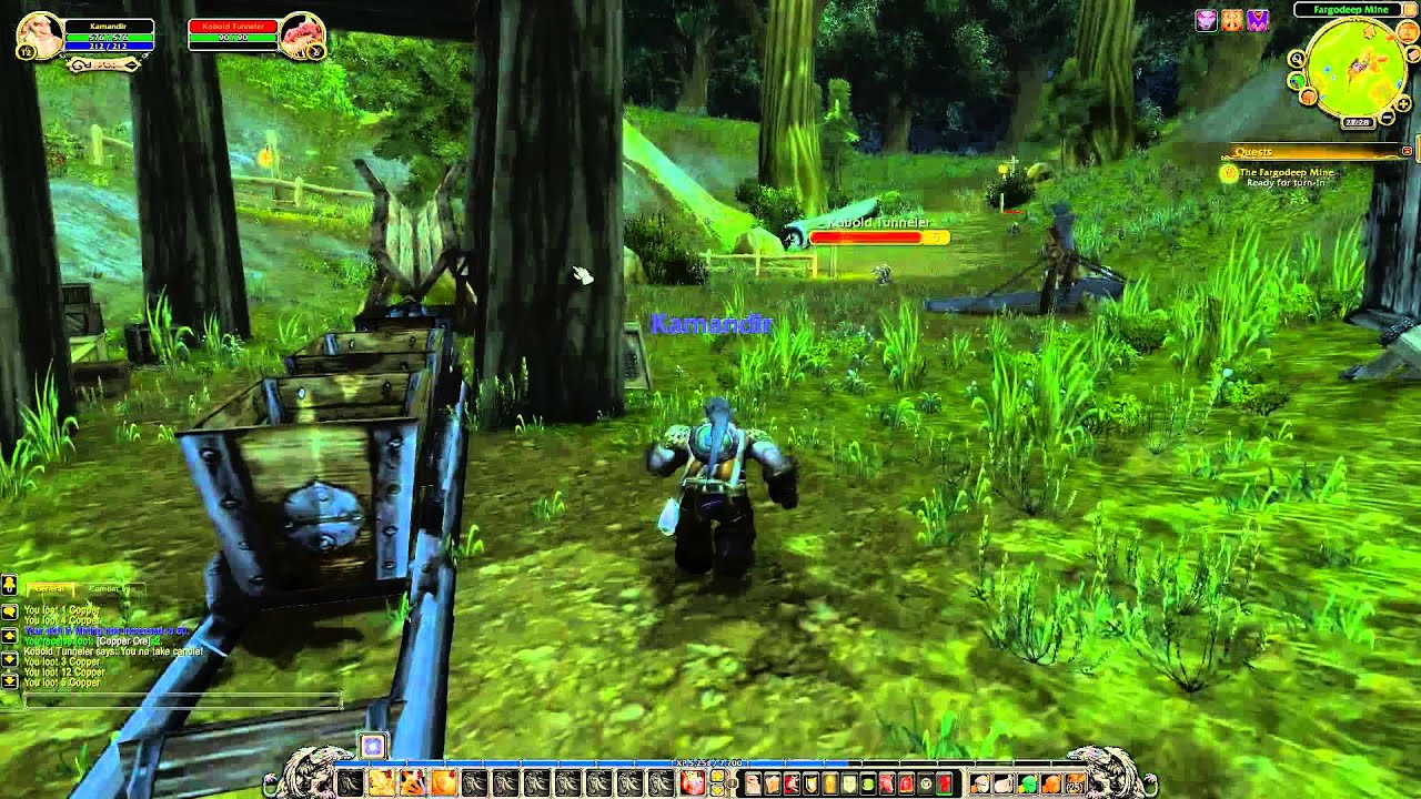 WoW quest #98 The Fargodeep Mine - YouTube