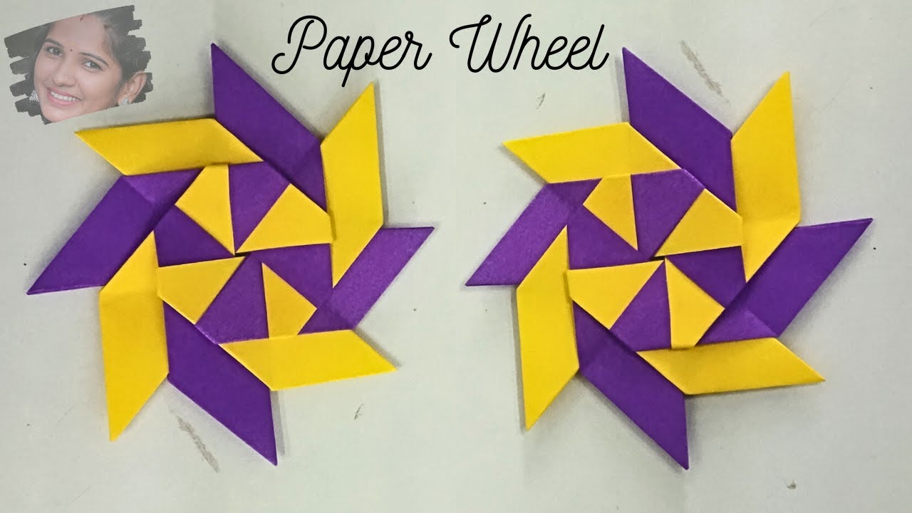 How to make paper wheel | Kids craft - YouTube
