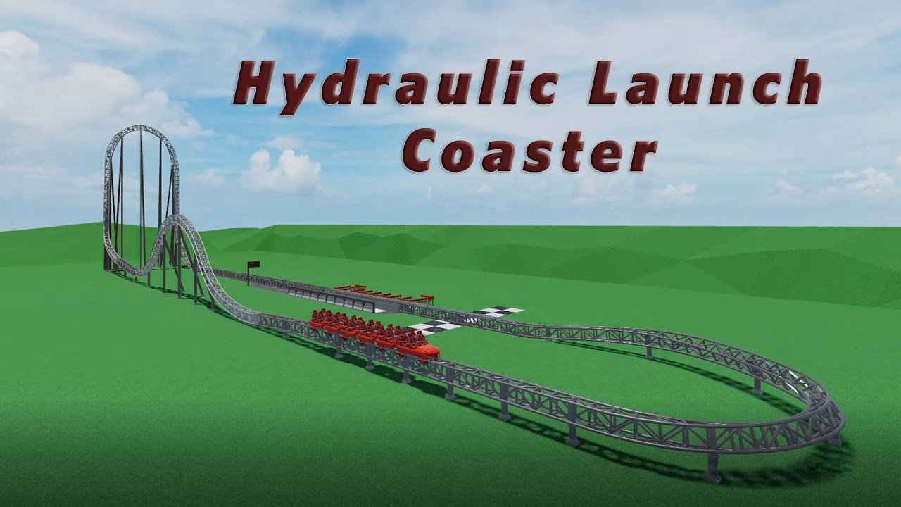 Hydraulic Launch Coaster - Theme Park Tycoon 2 - YouTube