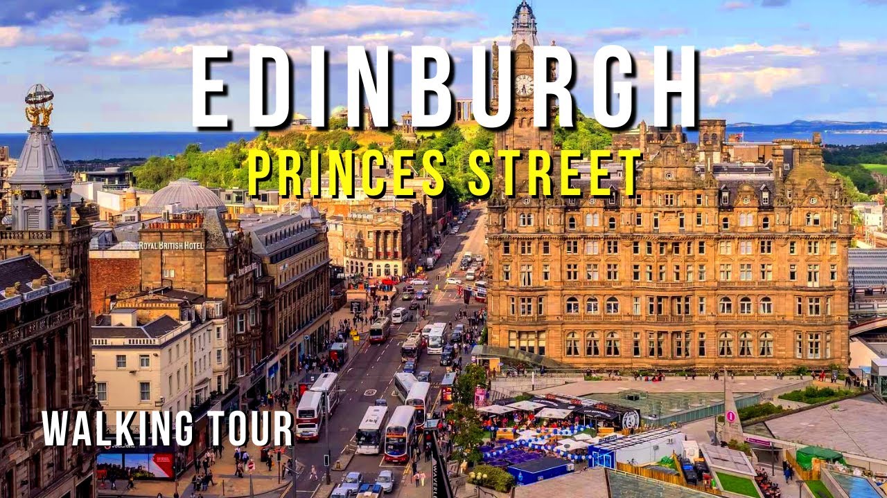 Princess Street Edinburgh All What You Need to See 4K Walking Tour ...