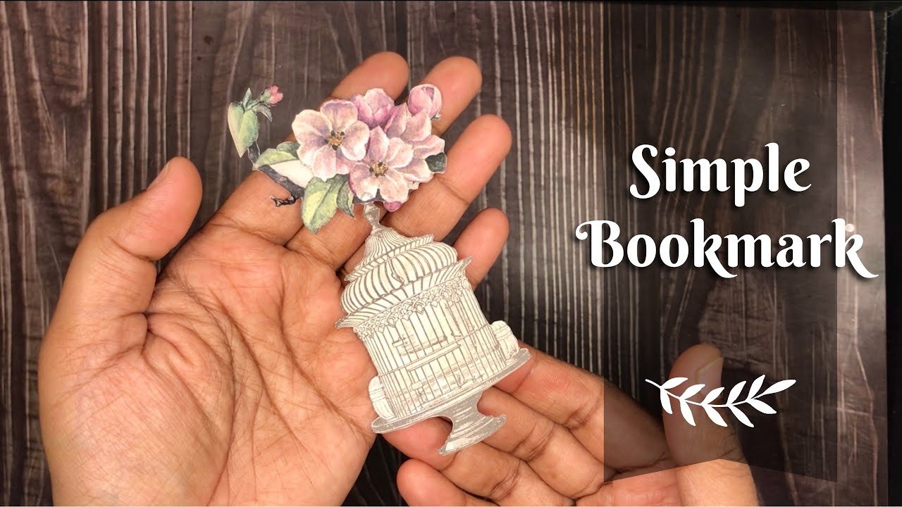 DIY Simple Bookmark | Decoupage For Beginners | Easy Bookmark Ideas ...