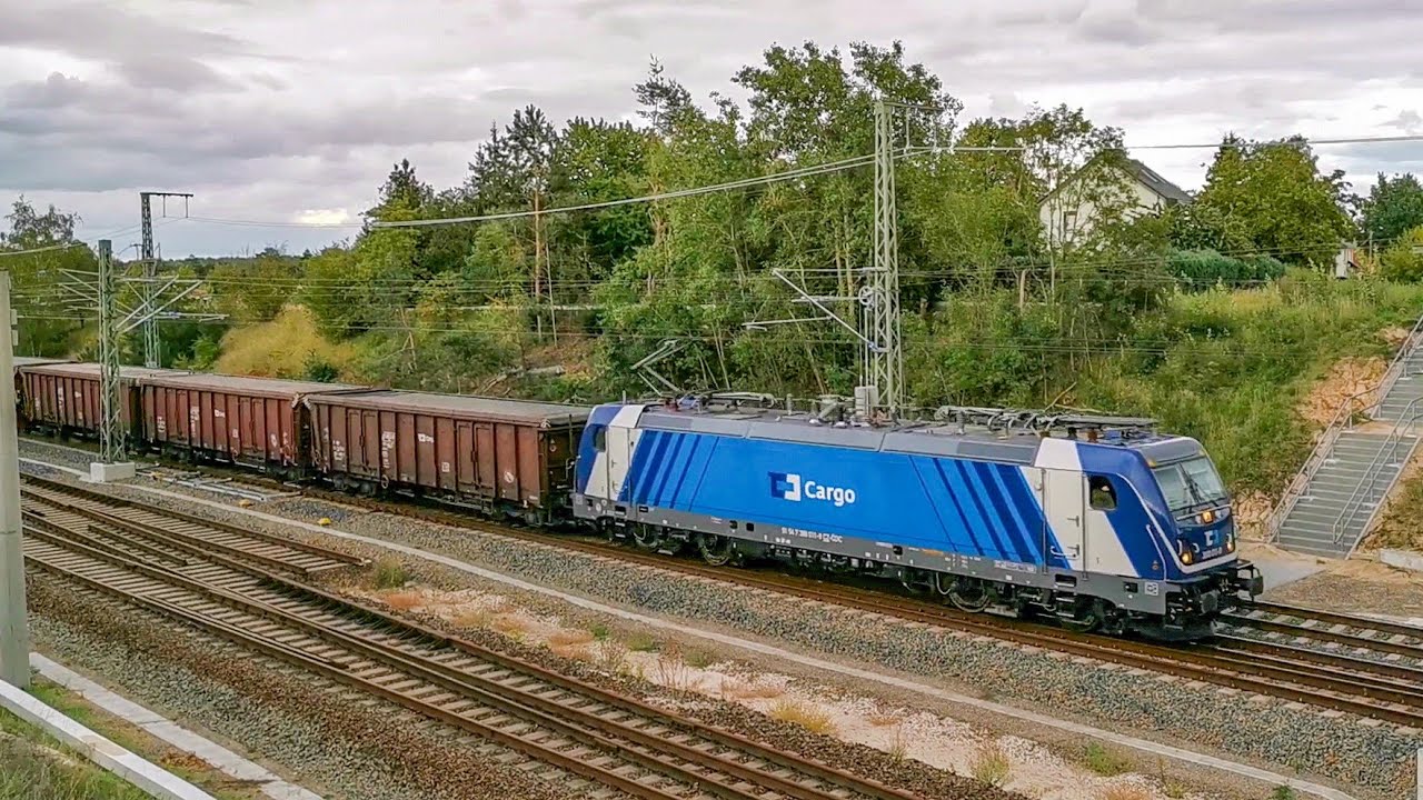 CD Cargo 388 011-9 mit Eaos Wagen in Blankenfelde - YouTube