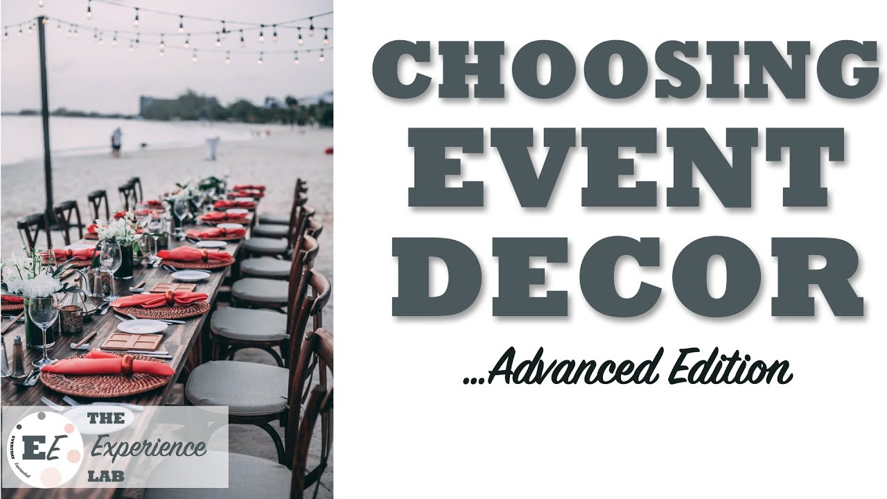 Advanced Event Planning Ep. 2 | Leveraging Textures & Surfaces in Your ...