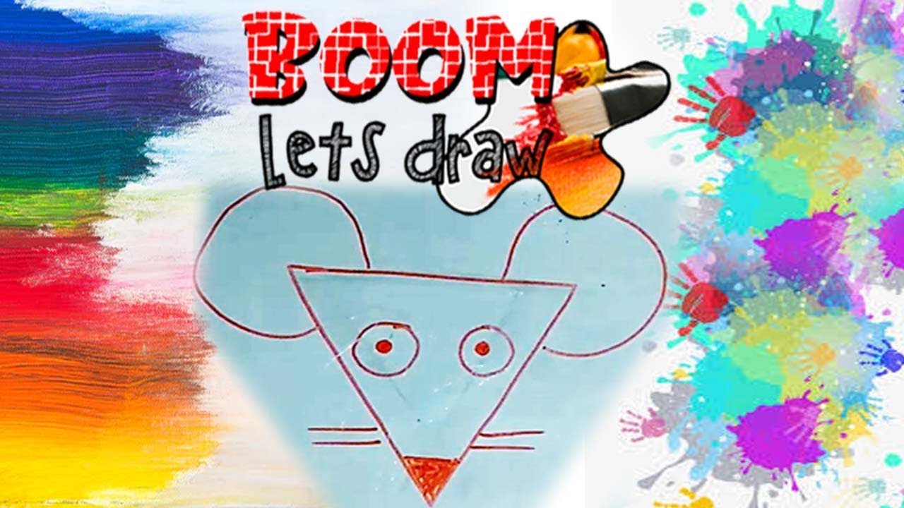 How to draw animals with shapes Step by Step Kids Drawing - YouTube