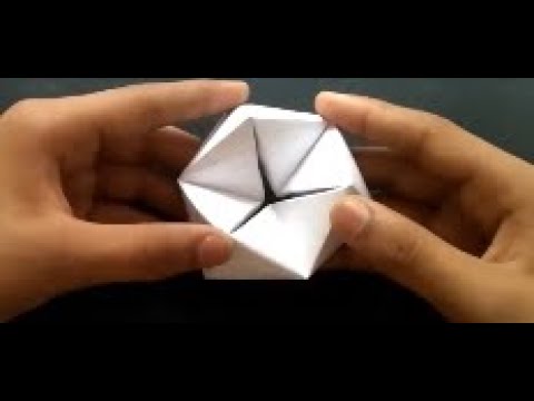 How to make a Paper Hexaflexagon - YouTube