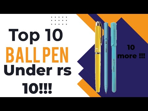 Top 10 pen under rs 10 | worth it pens | #hauser - YouTube