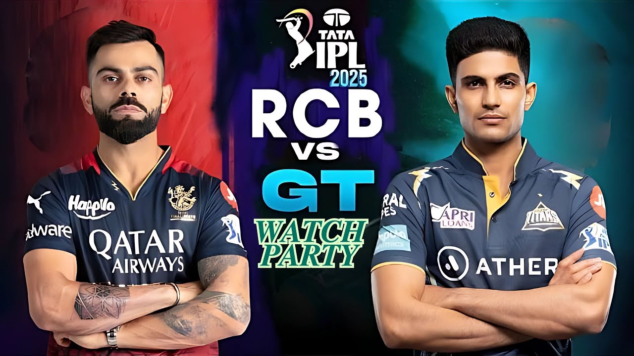RCB🔴 VS GT🔵 Live WatchpartY #rcb #rcbians #ipl #cricket #tataipl #ipl ...