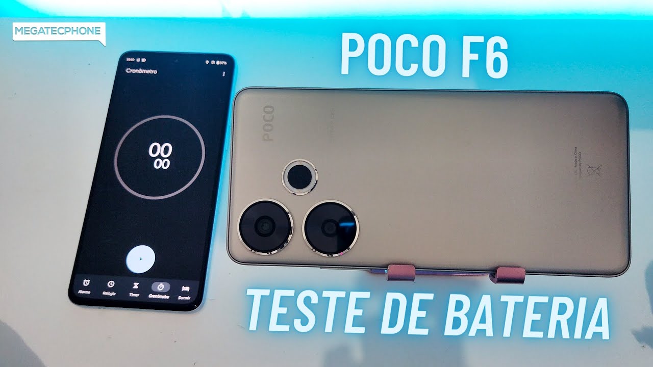 🔥 SUPEROU X6 Pro! POCO F6 SURPREENDEU no Teste de Bateria! Battery ...