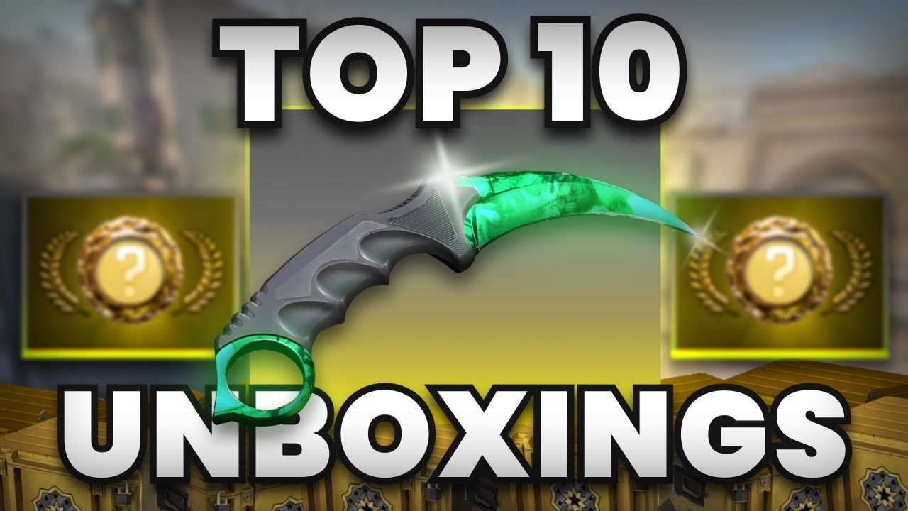 Top 10 Insane CS2 Knife Unboxings - YouTube