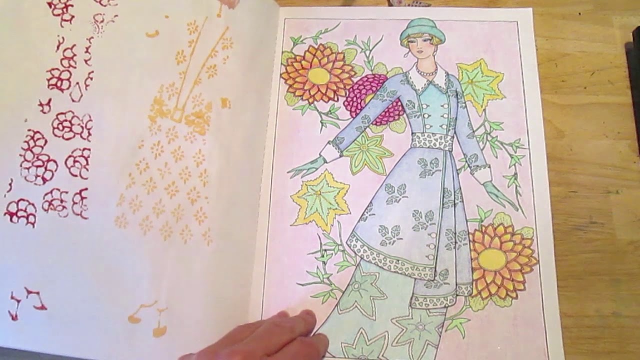 Completed Coloring Book - YouTube