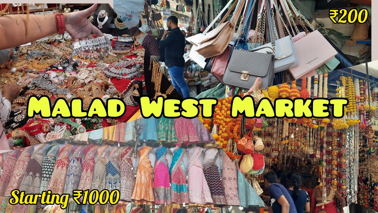 Malad West Market |Natraj Market|Crystal Plaza |Window Shopping ...