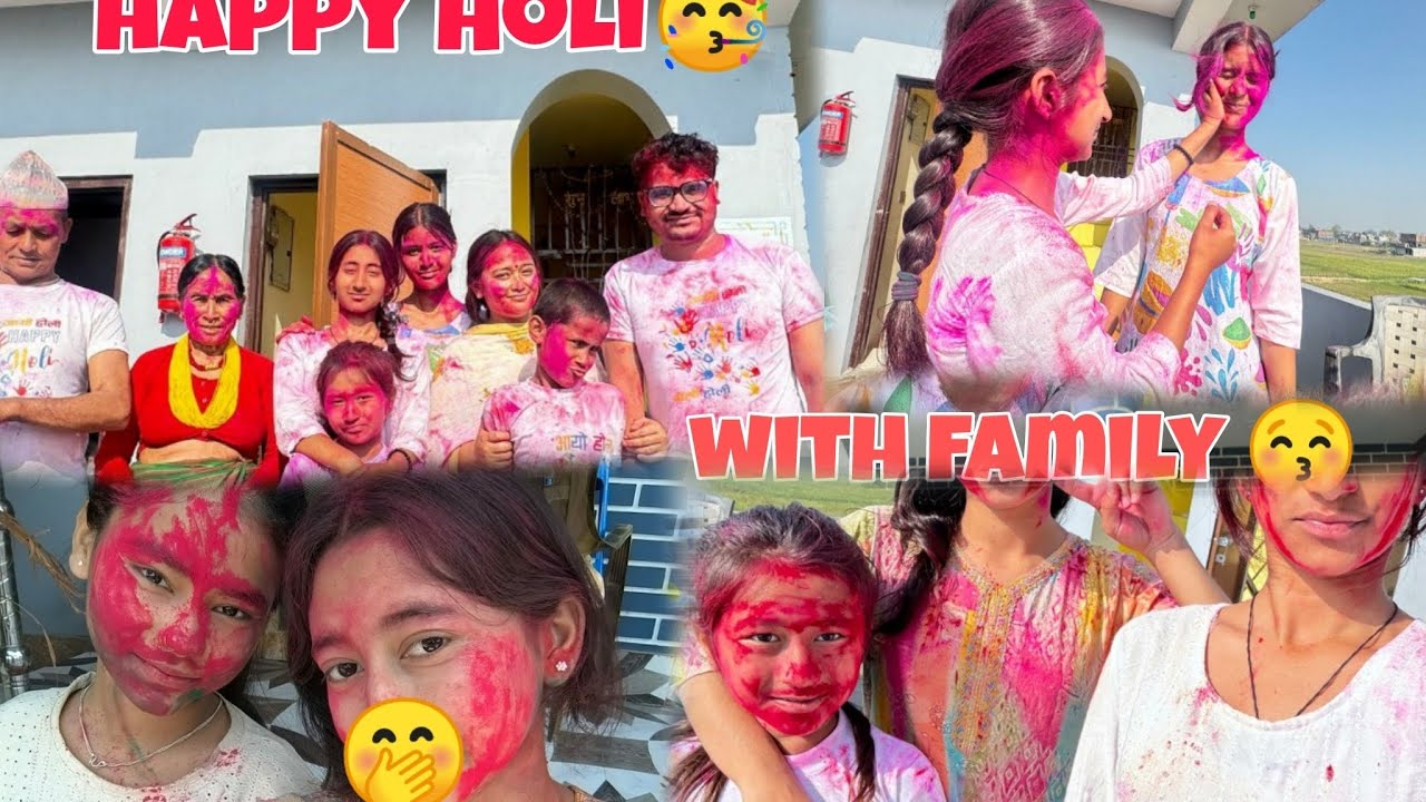HOLI 2081 ️#minivlog #family - YouTube