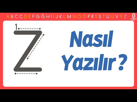Büyük Z Harfi Nasıl Yazılır? Z Harfini Öğreniyorum - Yeni Müfredat Okuma Yazma Öğretimi