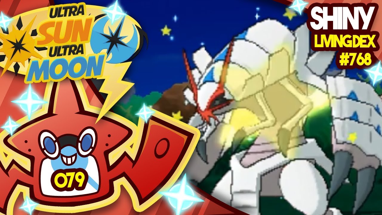 SUPER FAST SHINY GOLISOPOD! Quest for Shiny Living Dex #768 USUM Shiny ...
