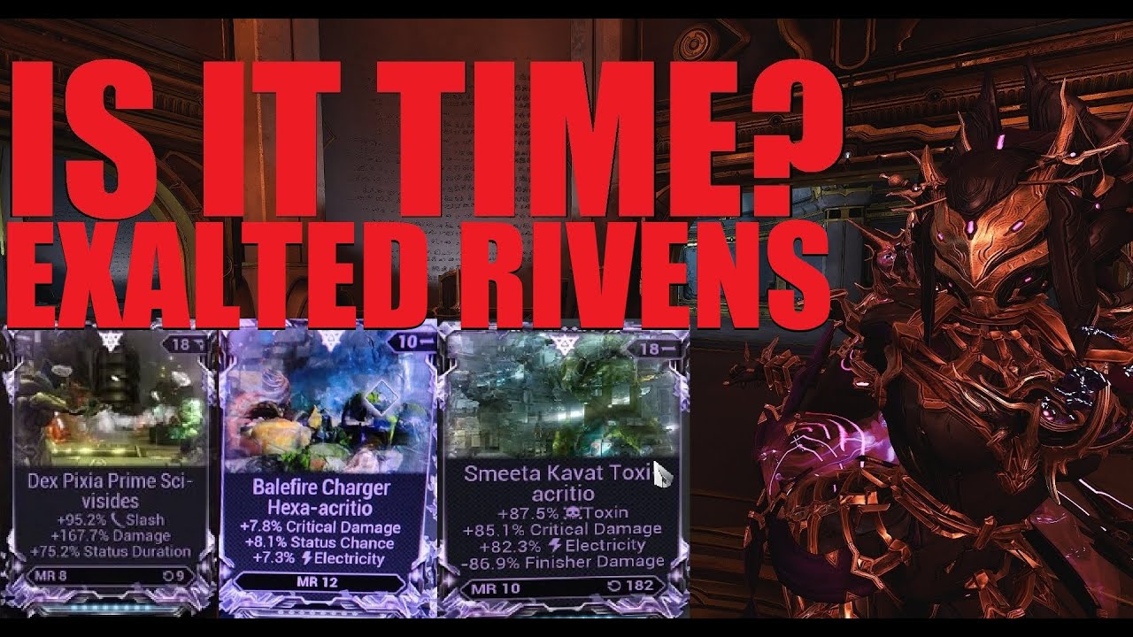 [WARFRAME DISCUSSION] Exalted Rivens? Stat-Stick Removal Consequences ...
