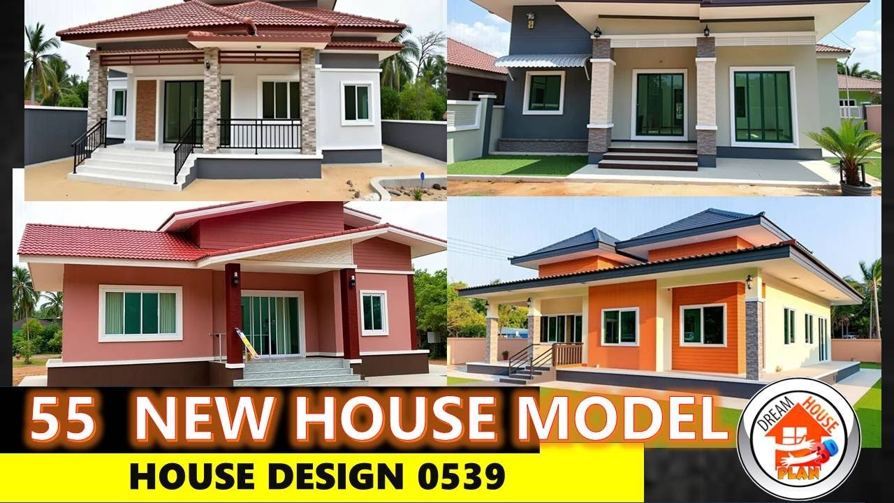 HOUSE DESIGN TEMPLATE NO.539 / 55 NEW HOUSE MODEL IMAGE DESIGN VIEW ...