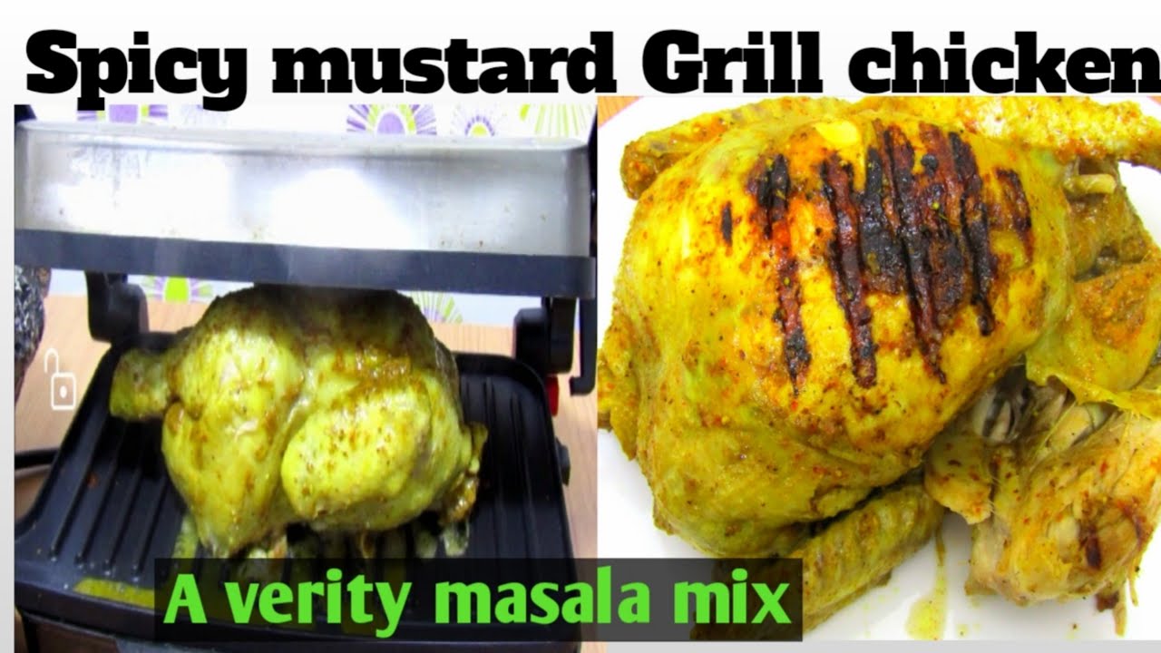 Spicy mustard Grill chicken# verity masala# kerala style# - YouTube